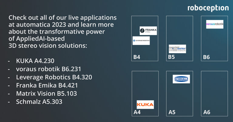 Our Portfolio in Action: See Our Robot Vision Solutions Live at automatica 2023 - Roboception